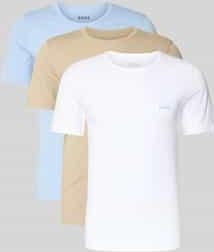 HUGO BOSS Regular Fit T-Shirt im 3er-Pack aus reiner Baumwolle