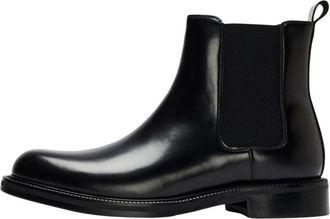 Selected Bottines Chelsea en cuir Bobby - Homme - Chaussures - Noir - Taille: 44 EU