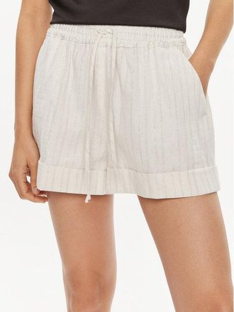 Twin-Set Stoffshorts 241TT2223 Wei&szlig; Loose Fit