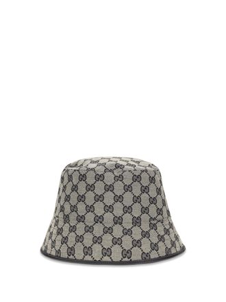 Gucci 8757403HBNH GG Canvas Bucket Hat - Blue