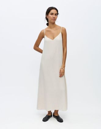 Object Robe longue - Coquillage-Blanc