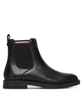 Tommy Hilfiger Stiefeletten Cleated Hilifger W FM0FM05728 Schwarz