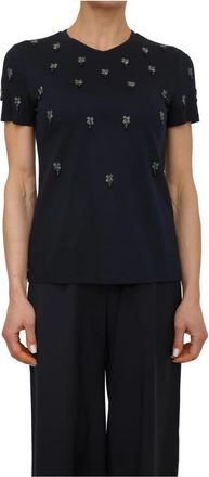 Max Mara Femme, Tops, Bleu, Taille: 40 FR T-Shirt