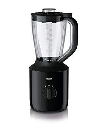 Braun PowerBlend 3 JB 3150 BK Standmixer - 1,5 l Glas-Mixaufsatz, K&uuml;chenhelfer zum Zerkleinern, P&uuml;rieren & Mixen, 800 Watt, Schwarz