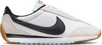Nike Waffle Debut Sneaker f&uuml;r Damen, Wildleder, Keilabsatz (Wei&szlig;/Schwarz)