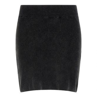 Alexander Wang Chenille Miniskirt - - Skirts - Damen - Schwarzk - S
