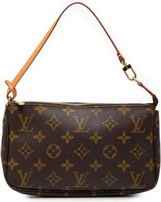 Louis Vuitton Hobo Bags - Monogram Pochette Accessoires - Gr. unisize - in Braun - f&uuml;r Damen