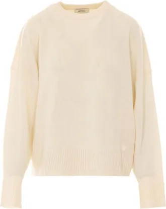 Loulou Studio Pull Col Rond - Blanc