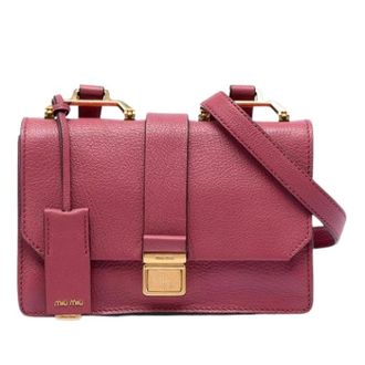 Miu Miu Sac bandouli&egrave;re Pre-owned - Femme - Pre-owned - Rouge - Taille: ONE Size