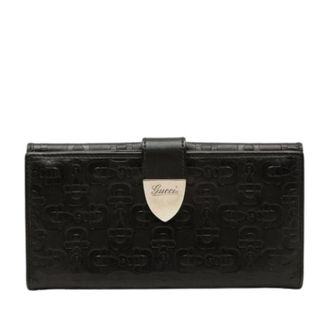 Gucci Pre-owned Vintage Long Wallet - - Pre-owned - Damen - Schwarzk - ONE SIZE