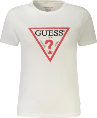 Guess Femme, Tops, Blanc, Taille: 40 FR T-Chemises