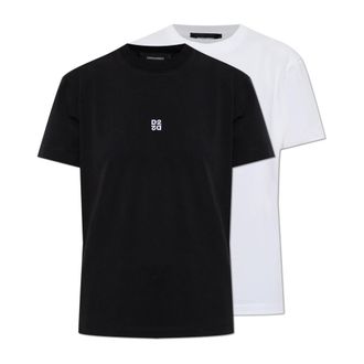 Dsquared2 Just Right Fit T-Shirt Doppelpack - - Tops - Damen - Schwarzk - XS