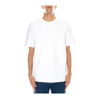 Carhartt Work in Progress Homme, Tops, Blanc, Taille: S T-shirt Base Manches Courtes