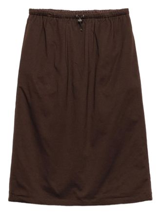 Prada jupe Re-Nylon - Marron