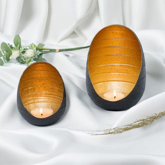 Generic FINDENO Handgemachter Kerzenhalter - Eleganter Stil für Stimmungsvolles Ambiente, Hochwertige Verarbeitung, Ideal für Romantische Abende Festliche Anl