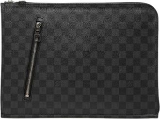 Louis Vuitton Pre-owned Poche Documents Portfolio - Homme - Pre-owned - Noir - Taille: ONE Size