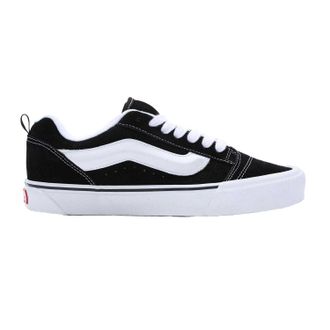 Vans Knu Skool Wattiert Skater-Schuhe f&uuml;r Herren, Wildleder (Schwarz/Wei&szlig;)