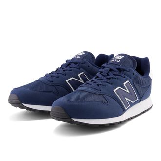 New Balance Sneaker NEW BALANCE GM500 Essentials, Herren, Gr. 41,5, blau (dunkelblau), Synthetik, Schuhe Sneaker, Topseller