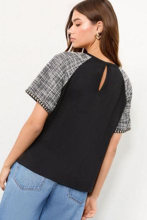 Lipsy T-Shirt Lipsy T-Shirt mit Rundhalsausschnitt, Regular (1-tlg)