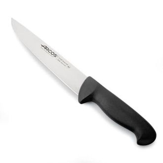 Arcos Fleischermesser mit Nitrum Edelstahlklinge 200 mm - Professionelles Küchenmesser zum Schneiden von Fleisch, Fisch und Gemüse - Ergonomischer Griff aus