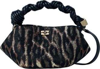 Ganni Femme, Sacs, Brun, Taille: ONE Size Mini Sac &agrave; main Bou