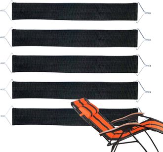 Generic Relaxsessel Ersatzgurte - 5 Stück Verstärktes Gurtband | Rissfeste Lounge Chair Sitzgurte, Reparatur Zubehör für Sessel, Komfortabler Ersatz für Möbel