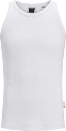 Jack & Jones D&eacute;bardeur pour Homme Jcoconcrete Washed Rib, Blanc &eacute;clatant., M