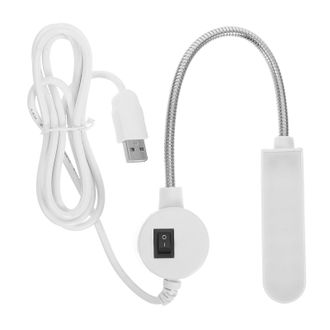 BESTONZON Magnetische N&auml;hmaschinen LED Leuchte 6W mit Flexiblem Schwanenhals USB Arbeitsleuchte f&uuml;r N&auml;hen Sticken Werkbank Stabiler Magnetfu&szlig; Pr&auml;zise Ausleuchtu