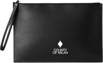 Marcelo Burlon Homme, Sacs, Noir, Taille: ONE Size Clutches