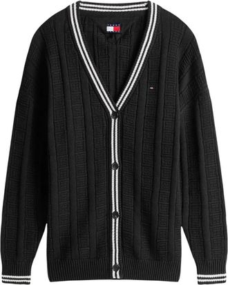 Tommy Jeans Femme, Pulls, Noir, Taille: 36 FR Cardigans