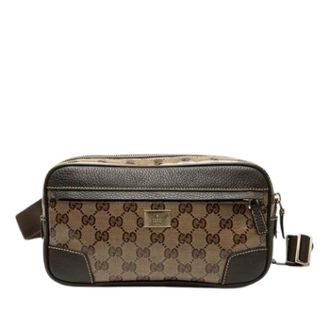 Gucci Sac bandouli&egrave;re vintage pr&eacute;-poss&eacute;d&eacute; - Femme - Pre-owned - Brun - Taille: ONE Size