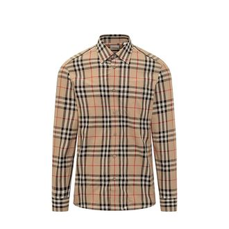 Burberry Homme, Chemises, Brun, Taille: L Chemise &Eacute;l&eacute;gante pour Homme