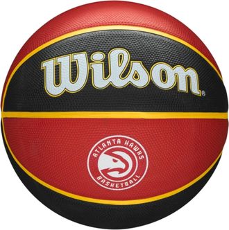 Wilson Basketball NBA TEAM TRIBUTE, ATLANTA HAWKS, Outdoor, Gummi, Größe: 7