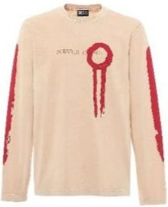 Diesel Homme, Tops, Beige, Taille: S T-Just T-Shirt Manches Longues