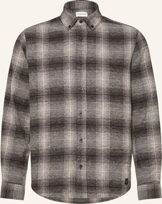 Nowadays Nowadays Flanellhemd Comfort Fit grau