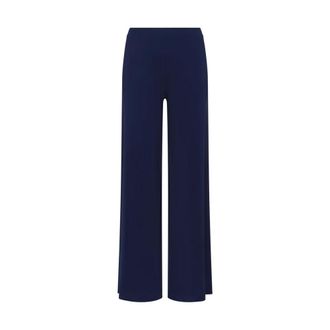 Maliparmi Maliparmi, Femme, Pantalons, Bleu, Taille: 44 FR Pantalon Souple en Jersey