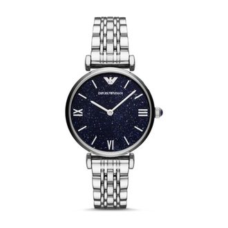 Emporio Armani unisex, Accessoires, Gris, Taille: ONE Size Montre à quartz