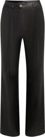 Karl Lagerfeld Femme, Pantalons, Noir, Taille: 38 FR Pantalon en cuir