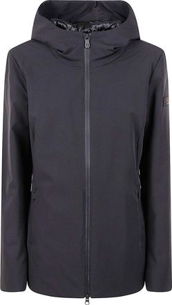 Peuterey Knielanger Mantel - Schwarz