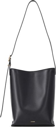 Jil Sander Crossbody Bags - Tote Bag aus Leder - Gr. unisize - in Schwarz - für Damen