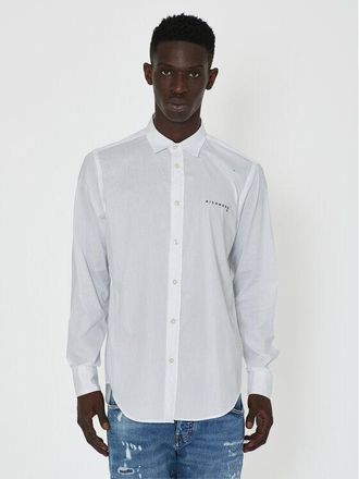 John Richmond Hemd Liddo UMP24230CA Weiß Slim Fit