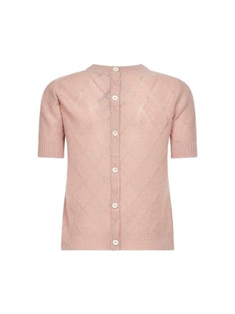 Blanca Vita Womens Cashmere Sweater Pink