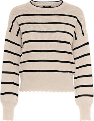 Only Pull en Maille ONLIBI Pull en Maille Whitecap Gray L Whitecap Gray 1 L