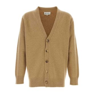 Maison Margiela Cappuccino Woll-Cardigan - - Knitwear - Herren - Braun - M