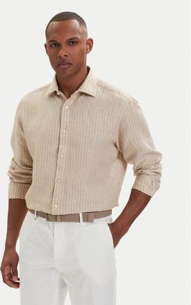 HUGO BOSS Hemd Valerio 50562694 Hellbeige Modern Fit