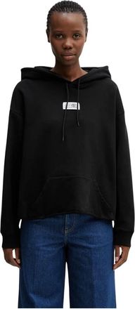 Maison Margiela Femme, Sweatshirts et sweats &agrave; capuche, Noir, Taille: 40 FR SweaT-shirts &agrave; capuche