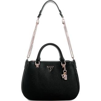 Guess Fedora Shoulder Satchel Black