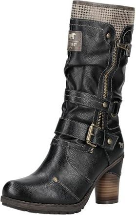 Mustang Jeans Mustang Femme 15m0162001 Botte Tendance, Noir, 36 EU
