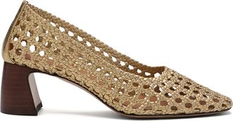 Rivecour Escarpins n&deg;528 Cuir Craquel&eacute; Rivecour