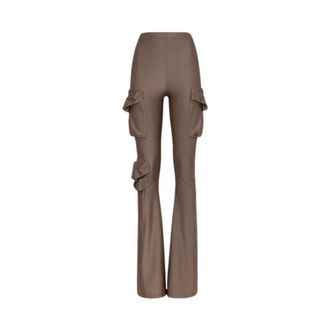 F**k Damen Leggings- Fw24-0625 Synthetisches Material - - Trousers - Damen - Braun - S